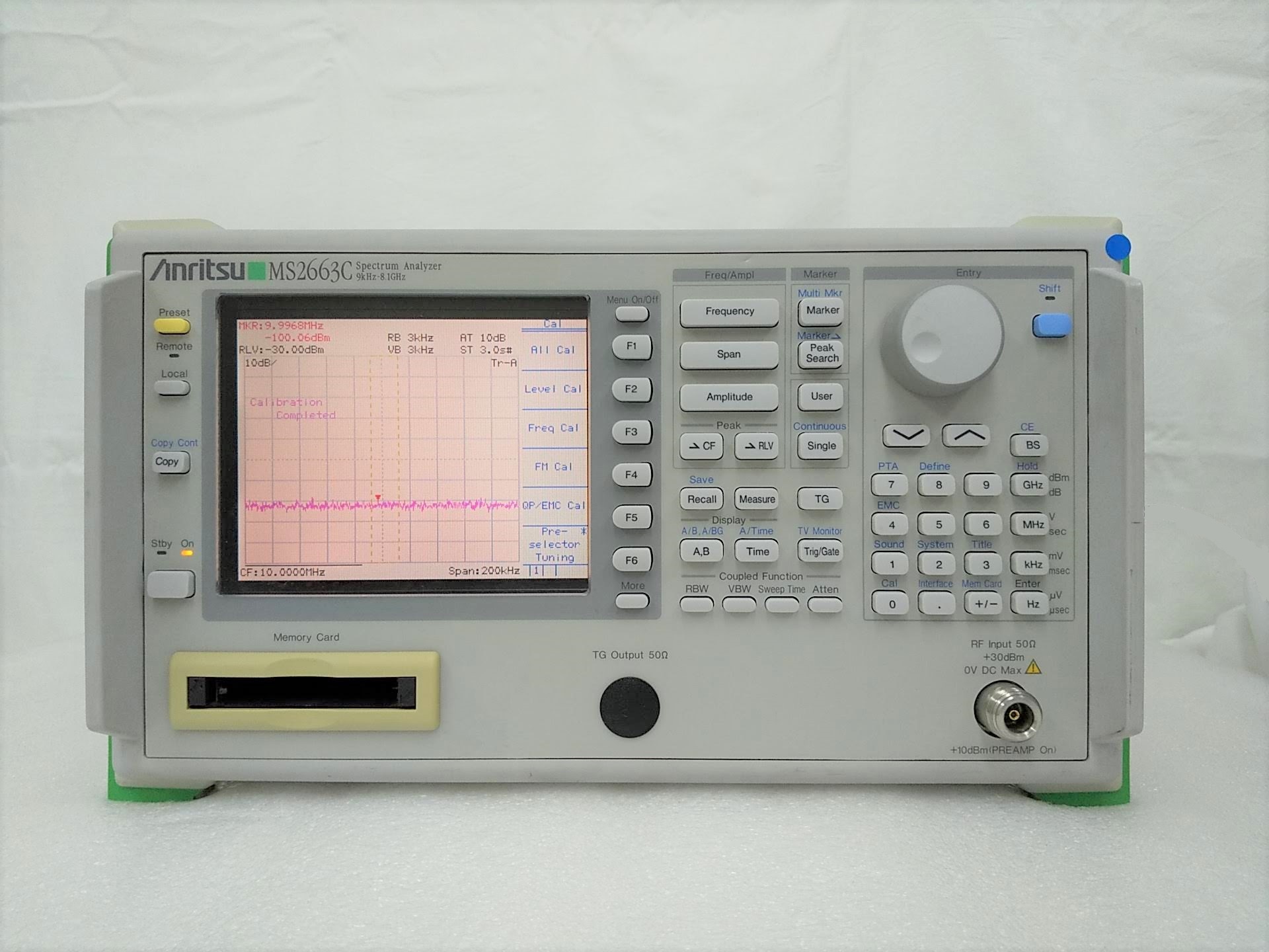 アンリツ MS2663C スペクトラムアナライザ | 中古計測器の販売・修理・買取と新品測定器販売【マルツ電波】