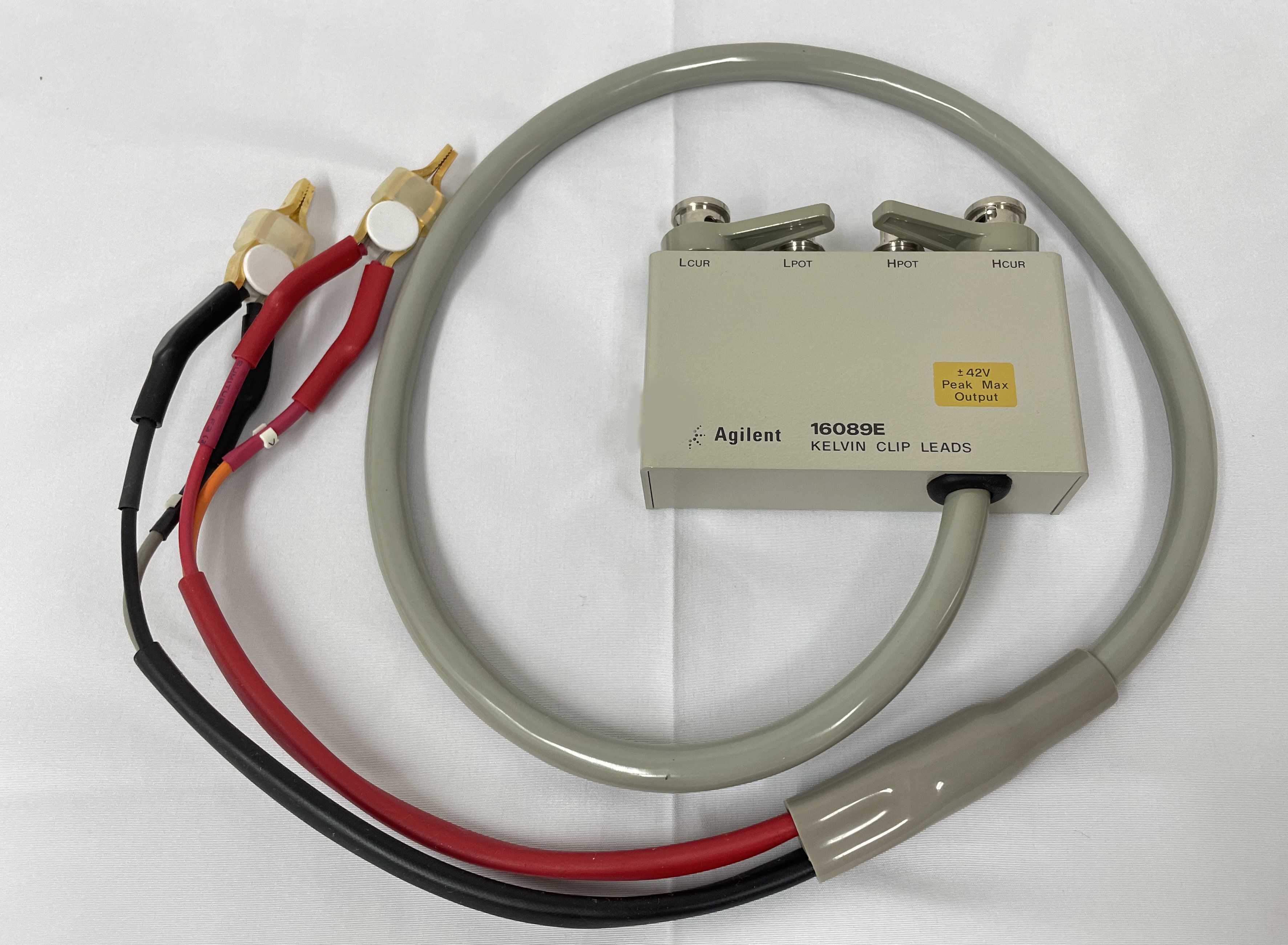 KEYSIGHT／キーサイト 16089E 大型ケルビン・クリップ・リード | 中古計測器の販売・修理・買取と新品測定器販売【マルツ電波】