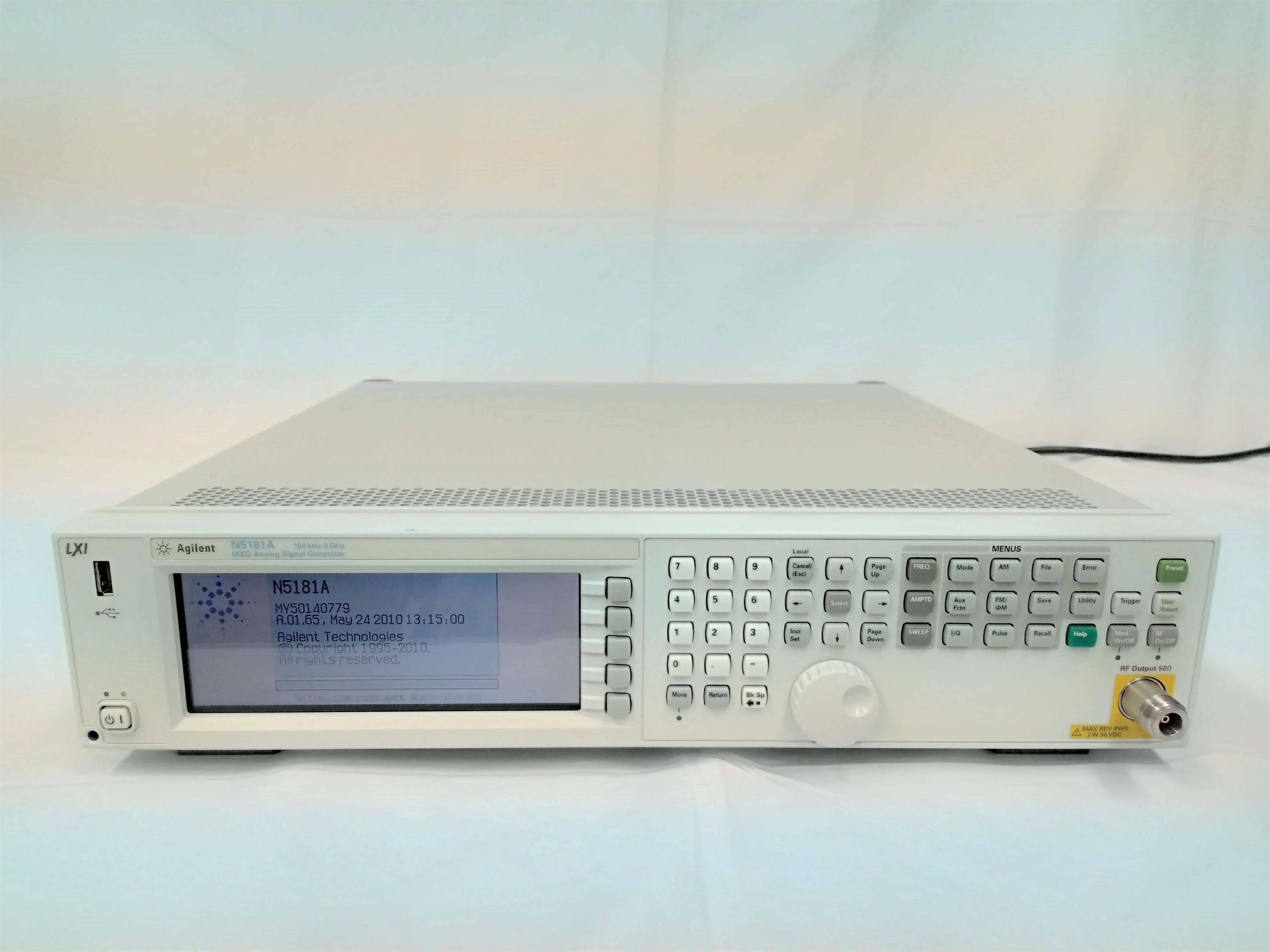 Agilent／アジレント N5181A Op.503 MXGアナログ信号発生器 | 中古計測器の販売・修理・買取と新品測定器販売【マルツ電波】