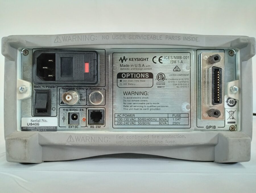 KEYSIGHT／キーサイト 53151A/001 CWマイクロ波カウンタ | 中古計測器の販売・修理・買取と新品測定器販売【マルツ電波】