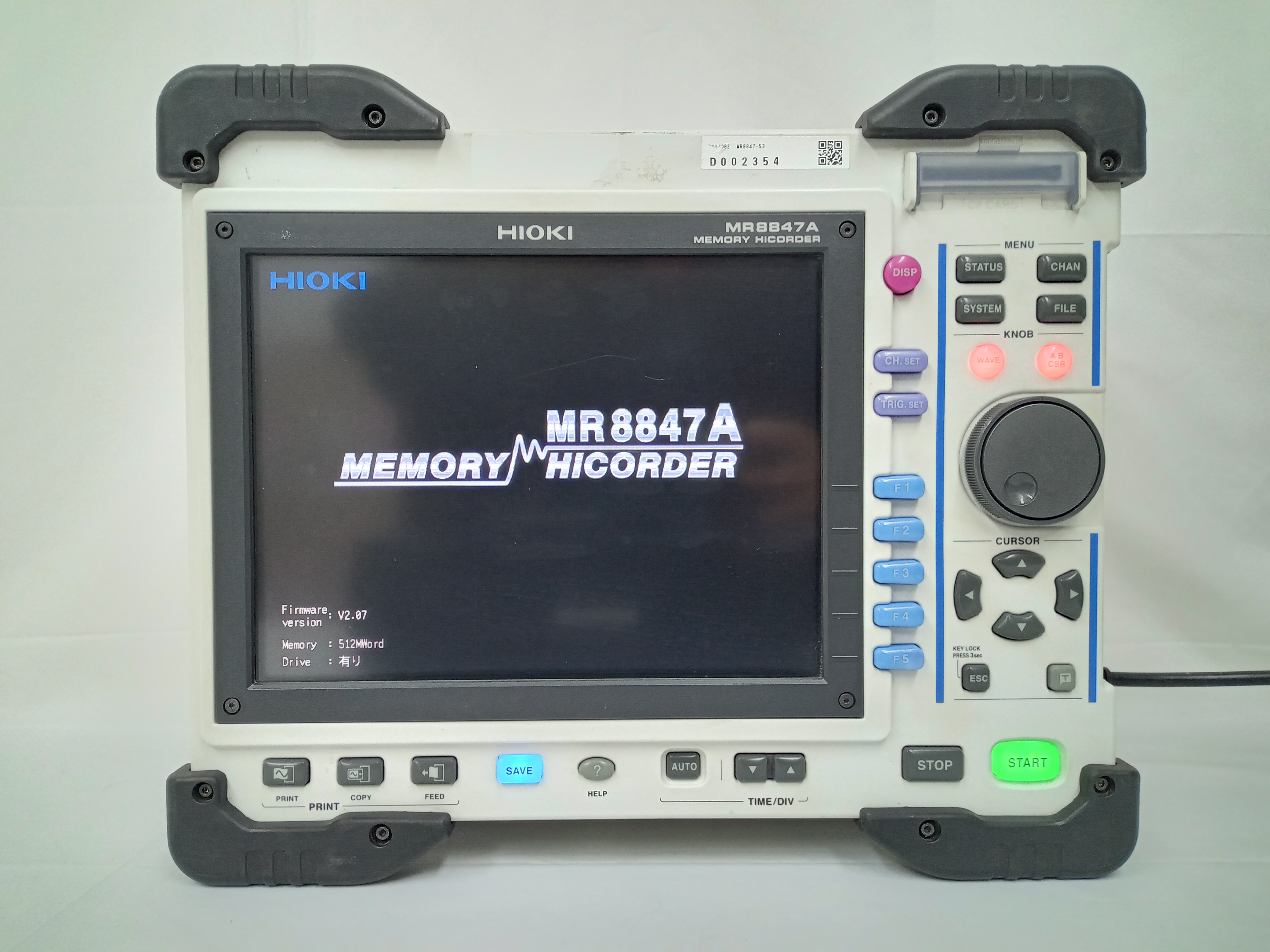日置電機／HIOKI MR8847-53/8966×8,9783,9830,L9198×16,U8331(MR8847A) メモリハイコーダ ...
